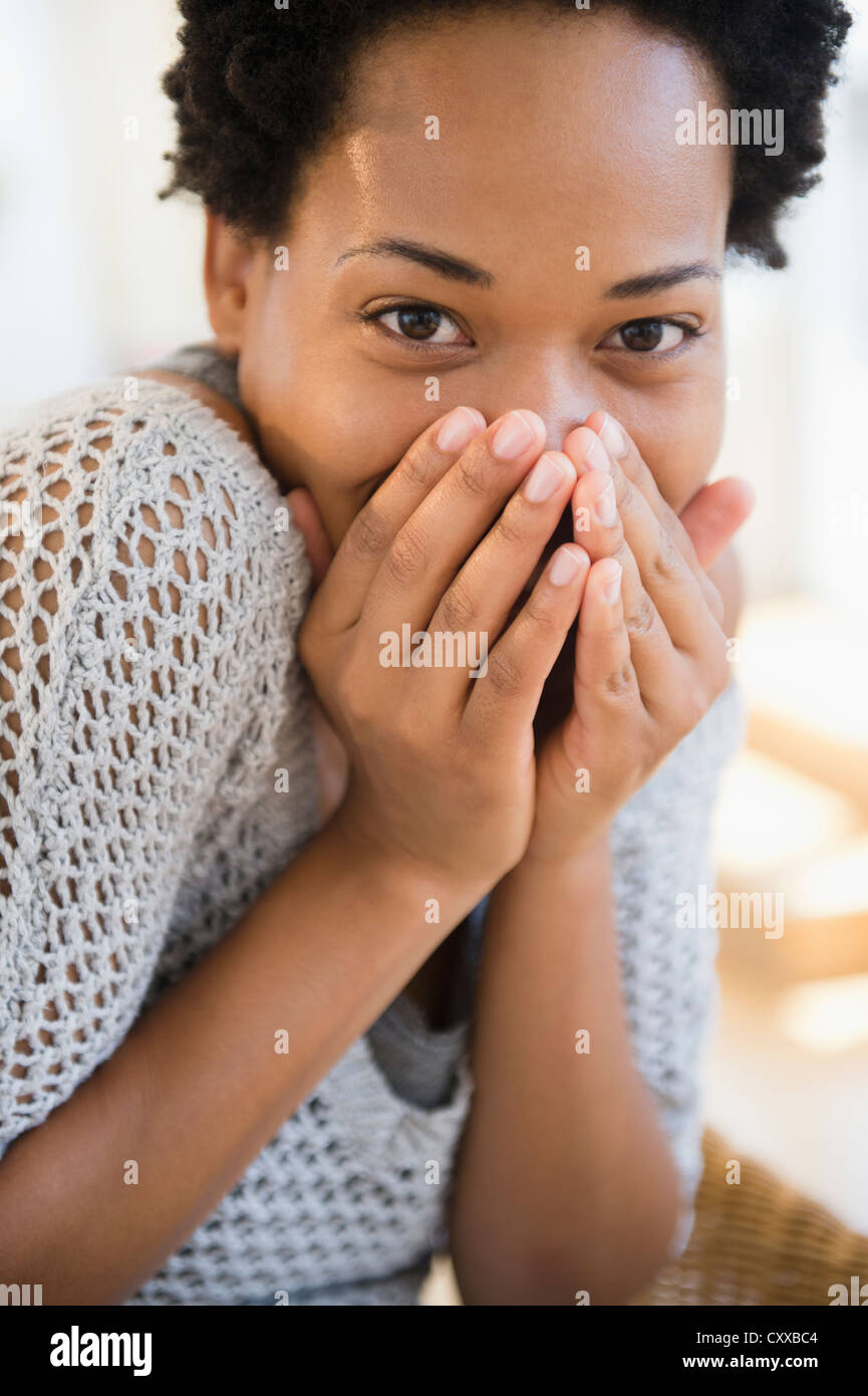 Giggling Face High Resolution Stock Photography and Images - Alamy