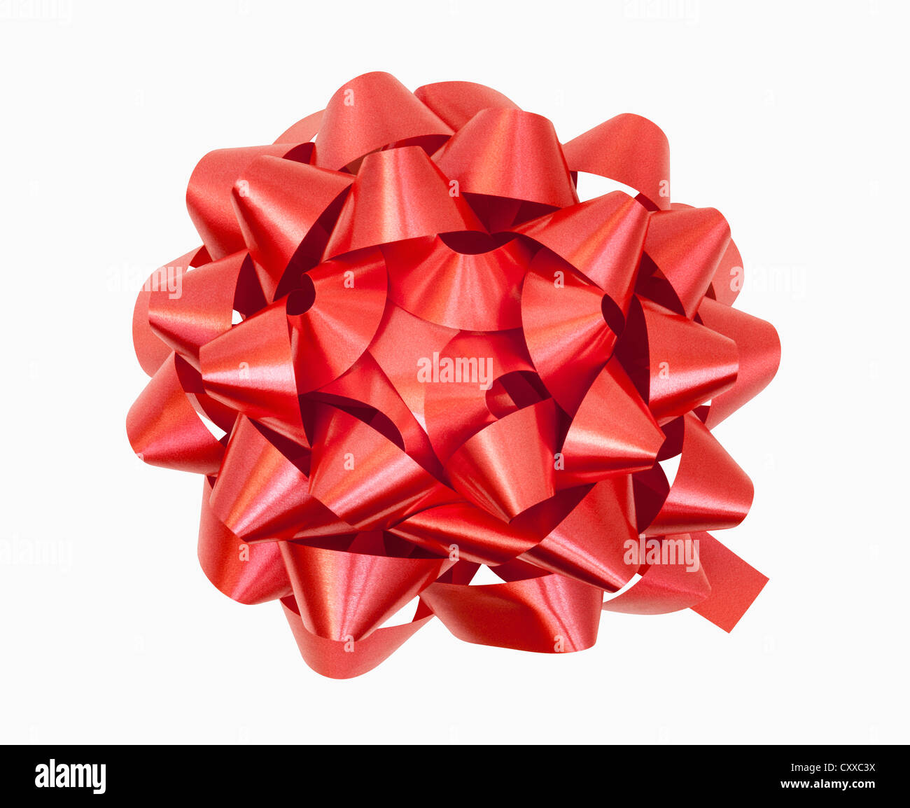 Red bow, includes clipping path Stock Photo - Alamy