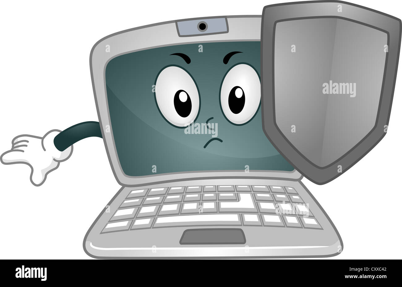 Cartoon shield hi-res stock photography and images - Alamy