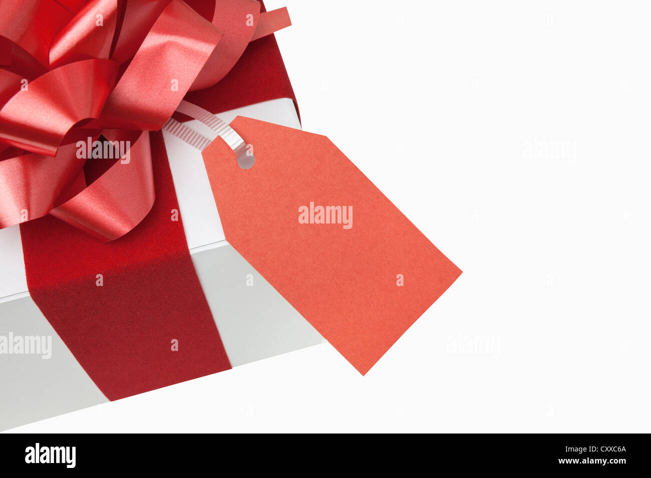 Blank present tag hi-res stock photography and images - Alamy