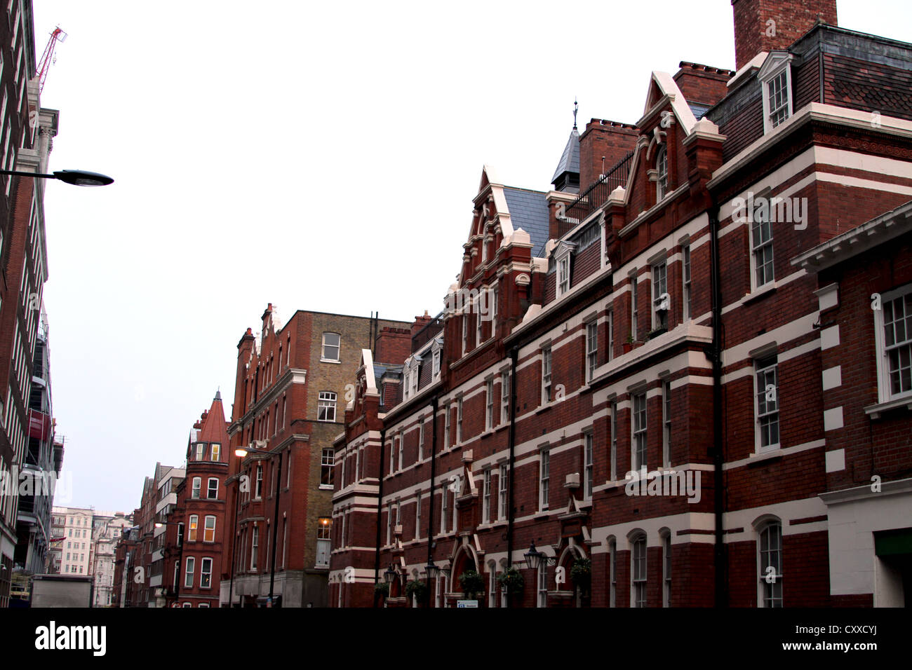 Shot of London's Brick Buildings Stock Photo - Alamy