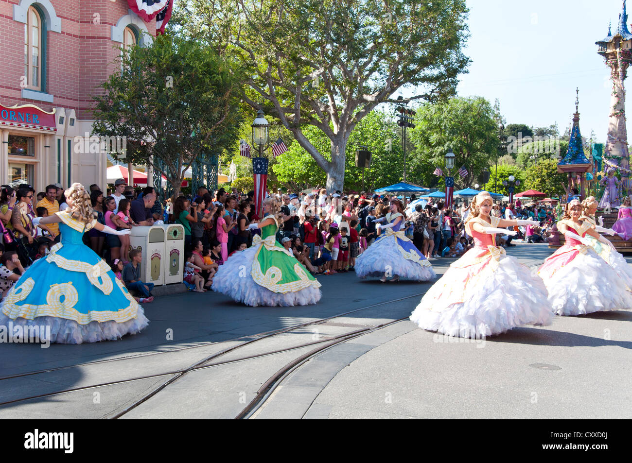 Show at Disneyland Amusement Park, Anaheim, California USA Stock Photo ...