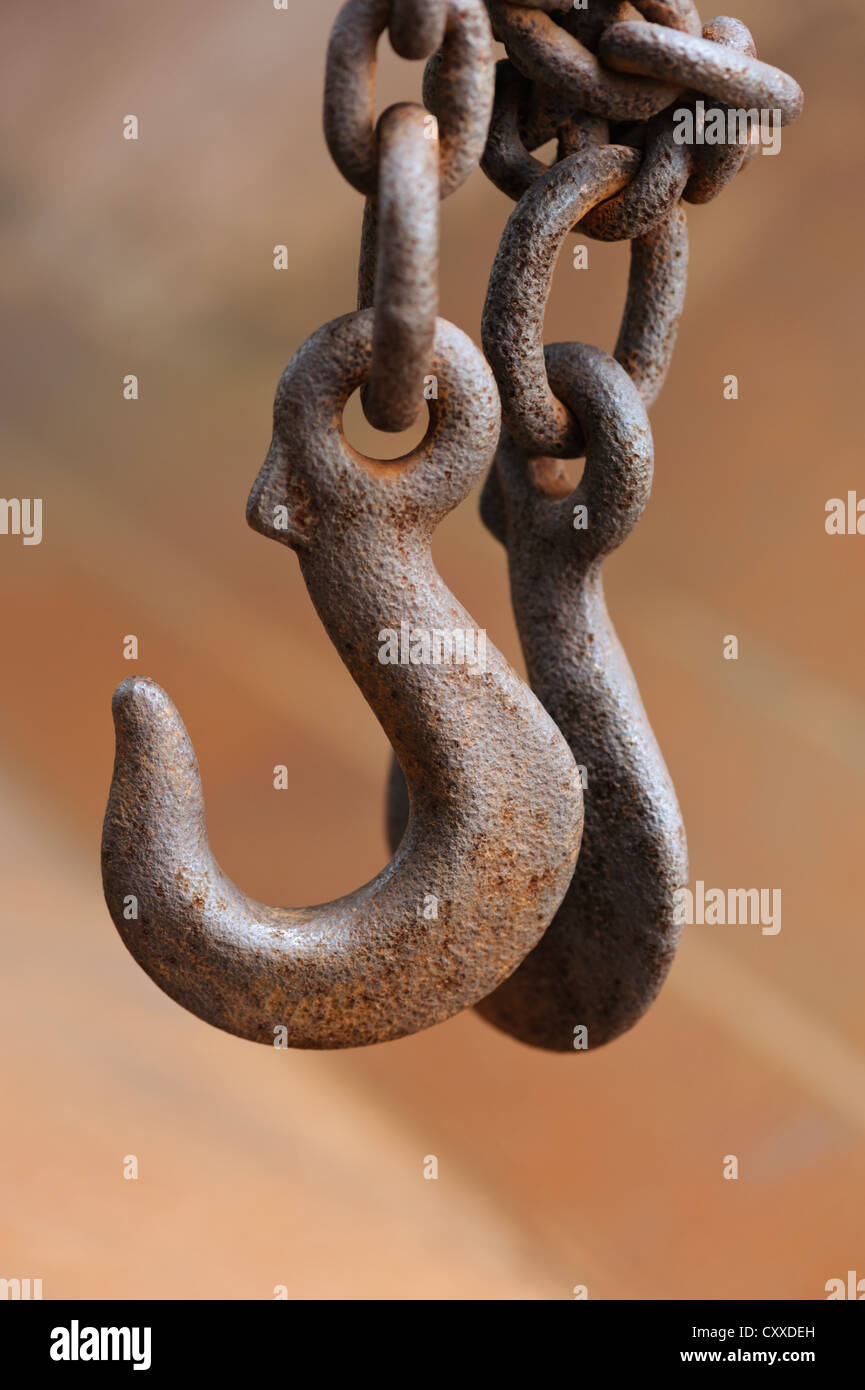 Heavy duty steel hooks hi-res stock photography and images - Alamy