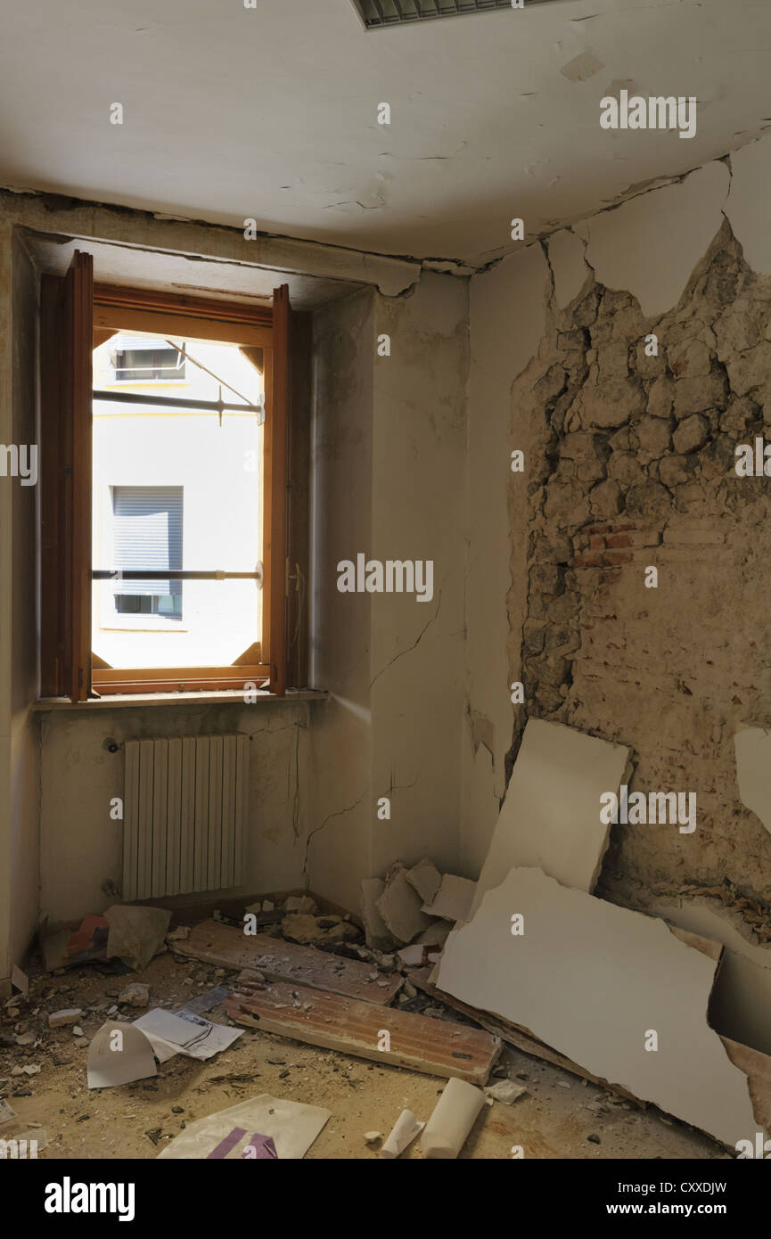 Wrecked Office Building