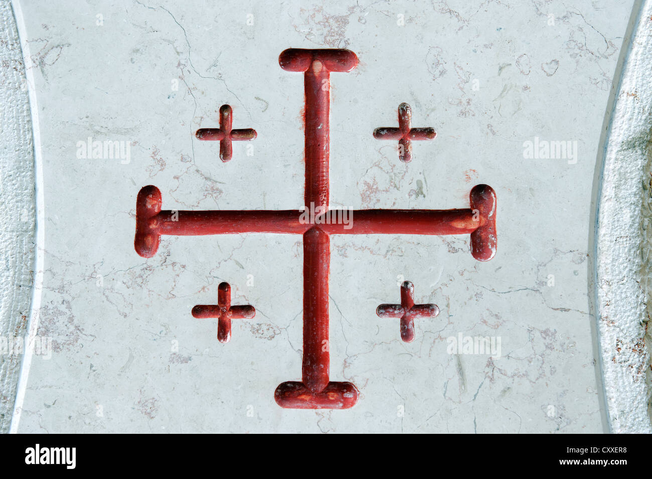 Jerusalem cross hi-res stock photography and images - Alamy