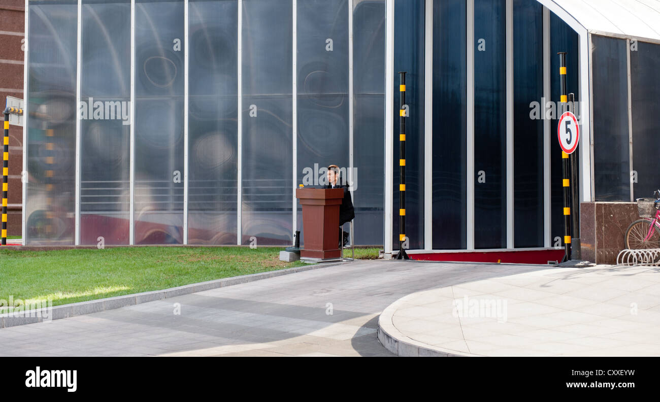 Security guard parking lot in hi-res stock photography and images - Alamy