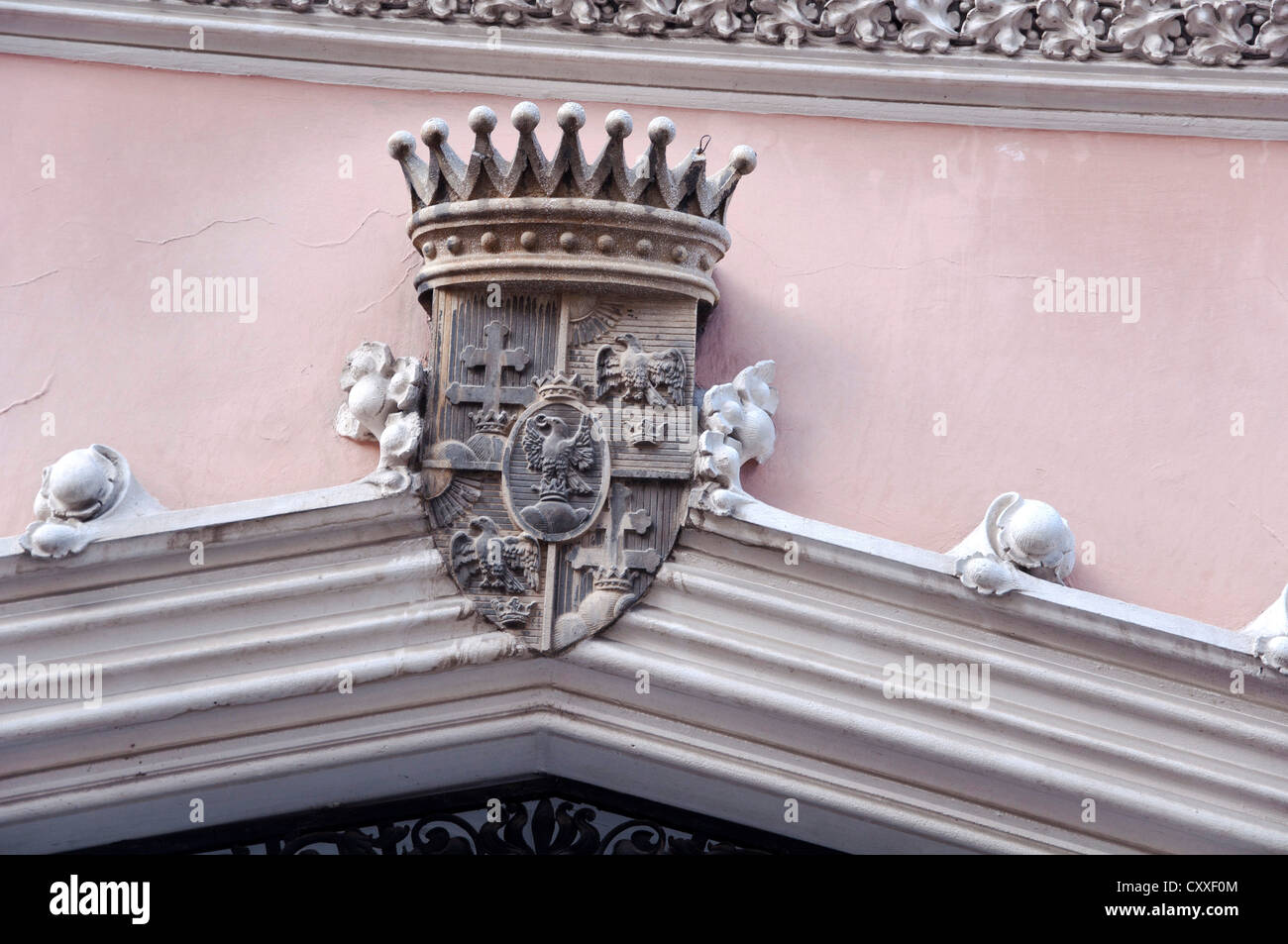 Royal Coat of Arms with Crown, Buda’s Castle District, Budapest ...