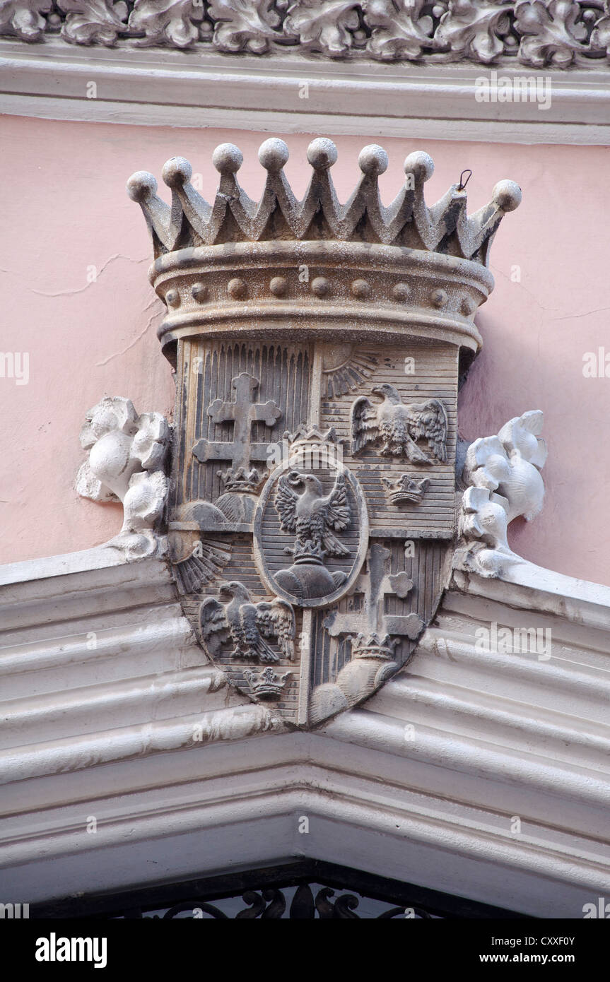 Royal Coat of Arms with Crown, Buda’s Castle District, Budapest ...