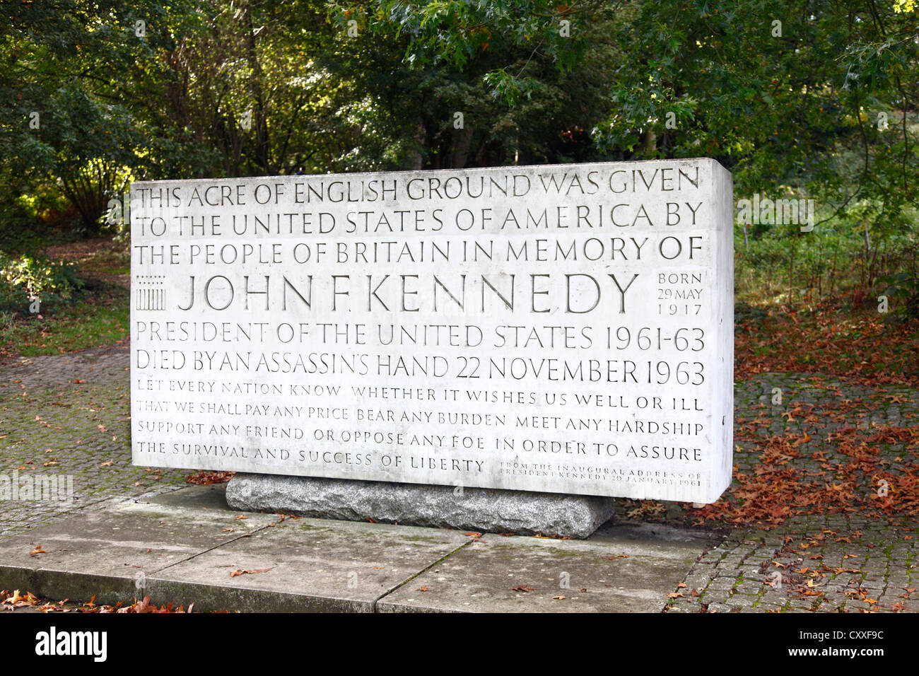 Kennedy inscription hi-res stock photography and images - Alamy