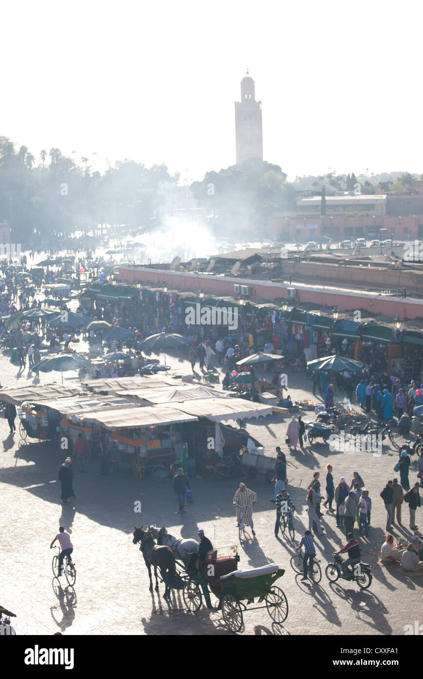 Jamaa el Fna main Square Marrakesh Morocco Stock Photo - Alamy