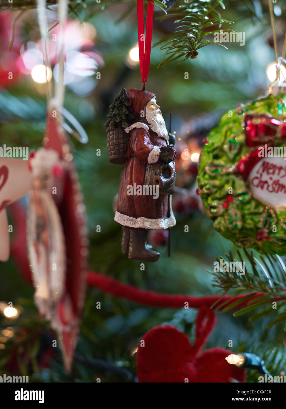 Old fashioned christmas ornaments hi-res stock photography and images ...