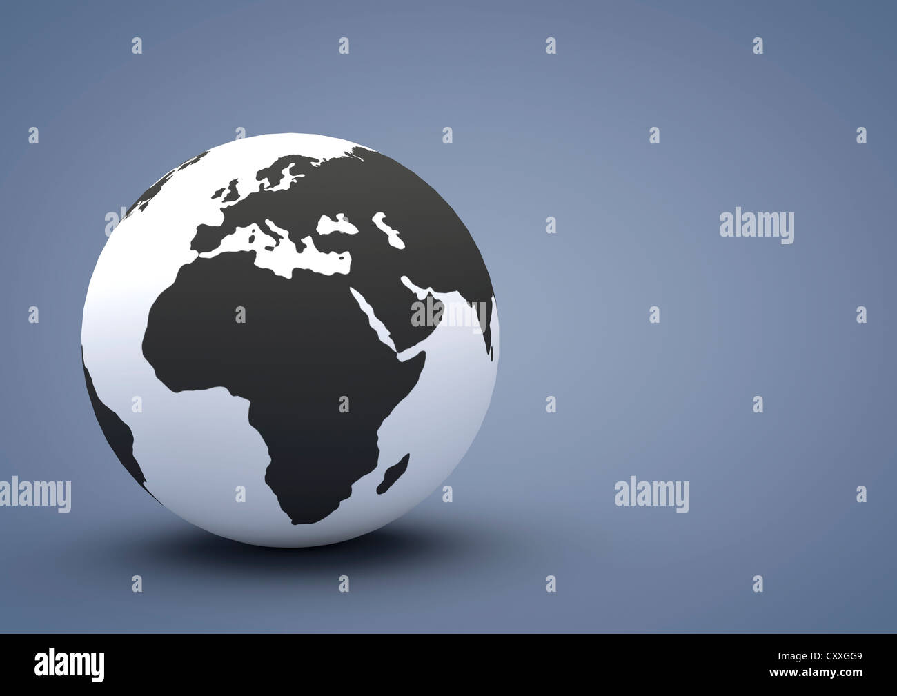 Globe showing africa hi-res stock photography and images - Alamy