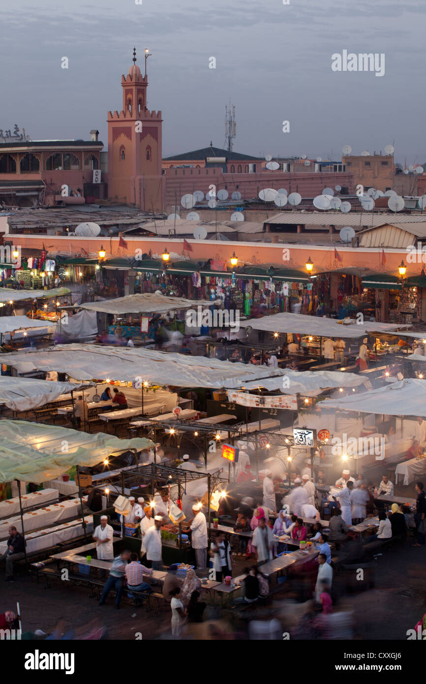 Jamaa el Fna main Square Marrakesh Morocco Stock Photo - Alamy