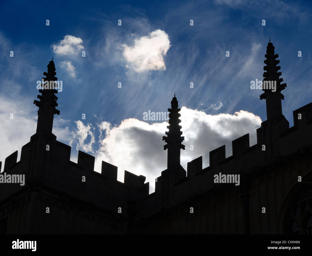 Dreaming spires of Bodleian Library Divinity School, Oxford Stock Photo ...