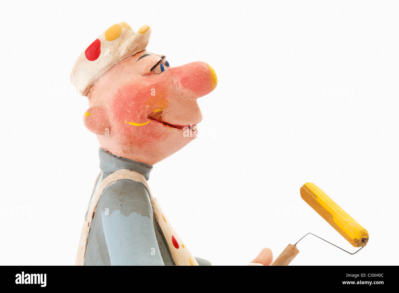 Cartoon character, the painter Stock Photo - Alamy