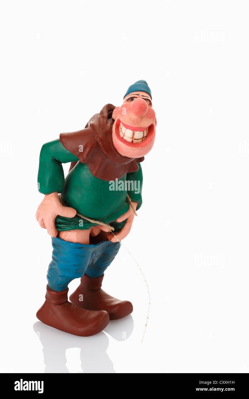 Cartoon character, the piddler Stock Photo - Alamy