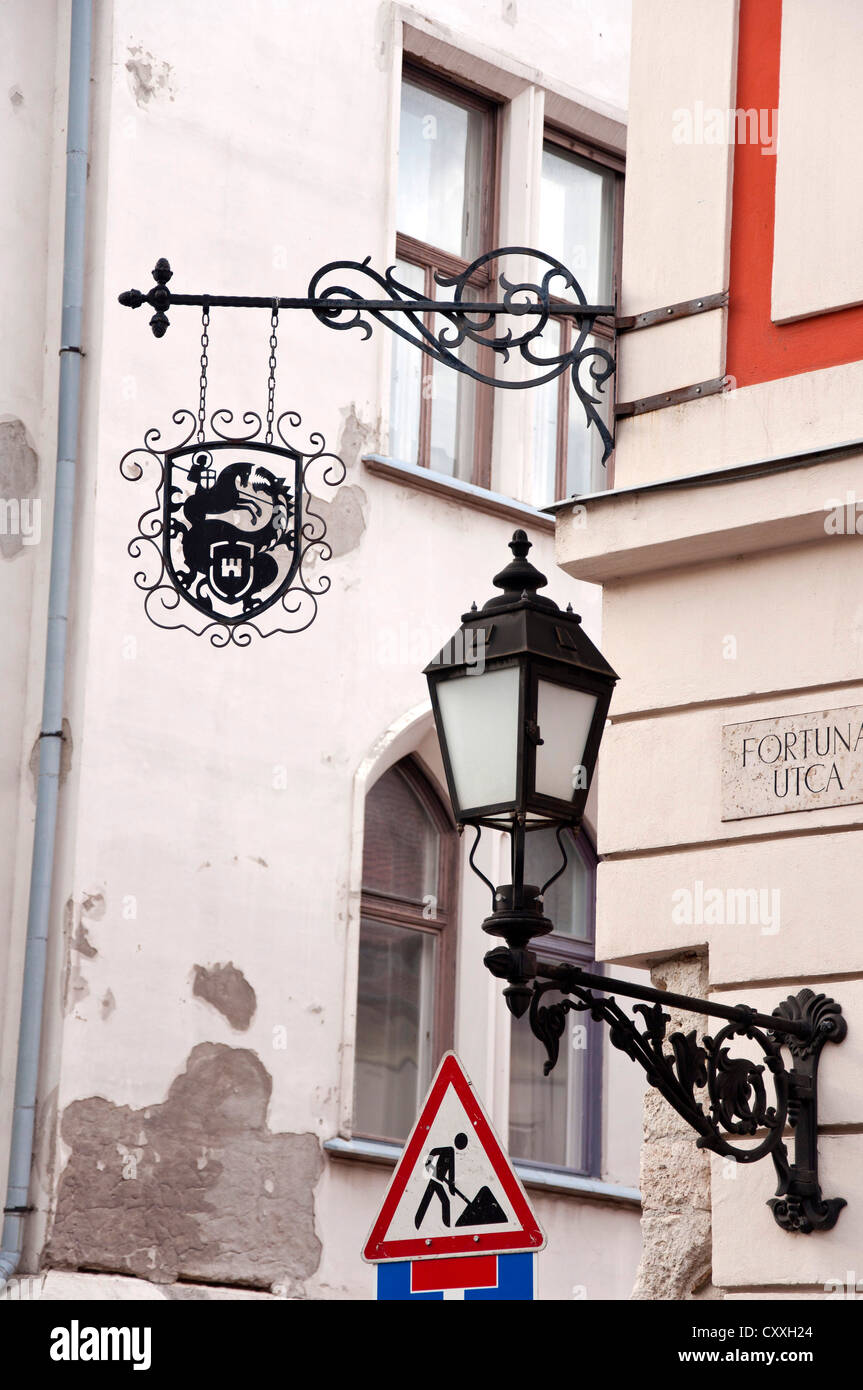 Medieval store sign lantern hi-res stock photography and images - Alamy
