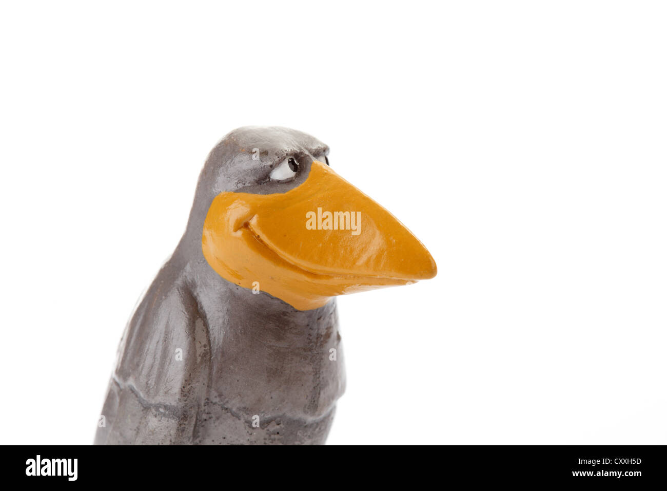Bird with a large beak, cartoon character Stock Photo - Alamy