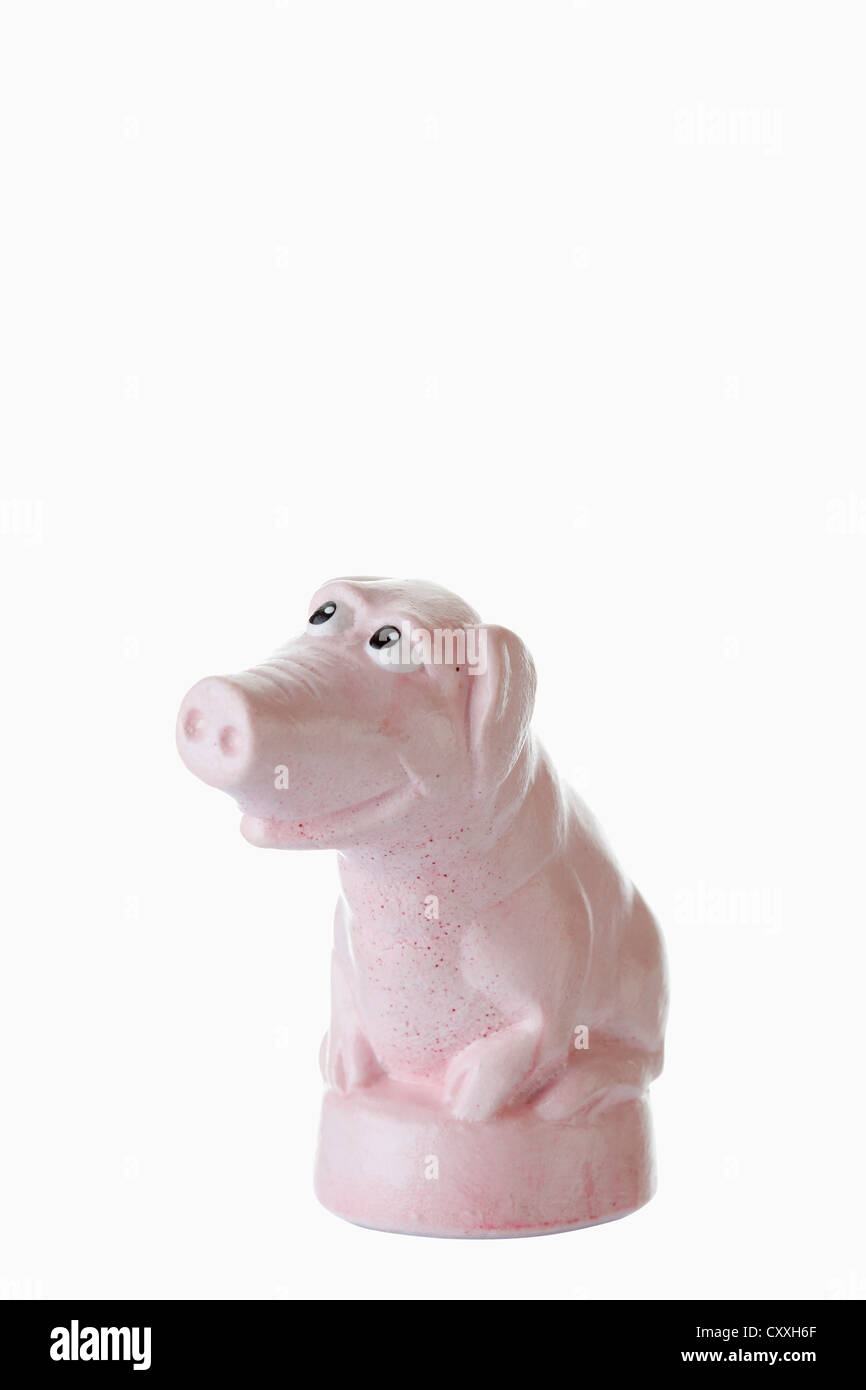 Cartoon character, pink piggy Stock Photo - Alamy