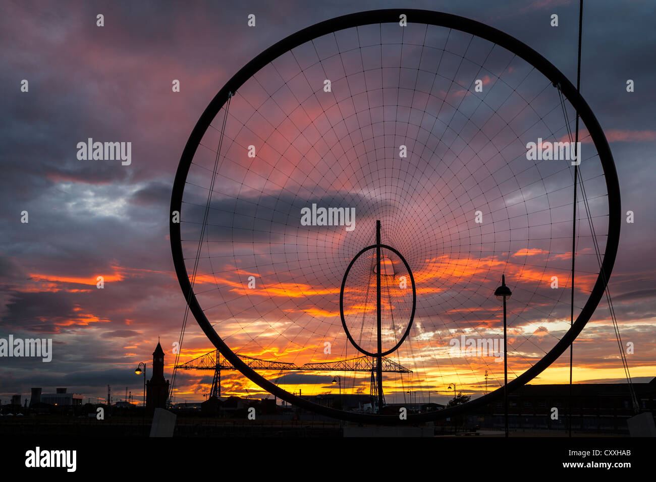 Temenos middlesbrough england art sculpture hi-res stock photography ...
