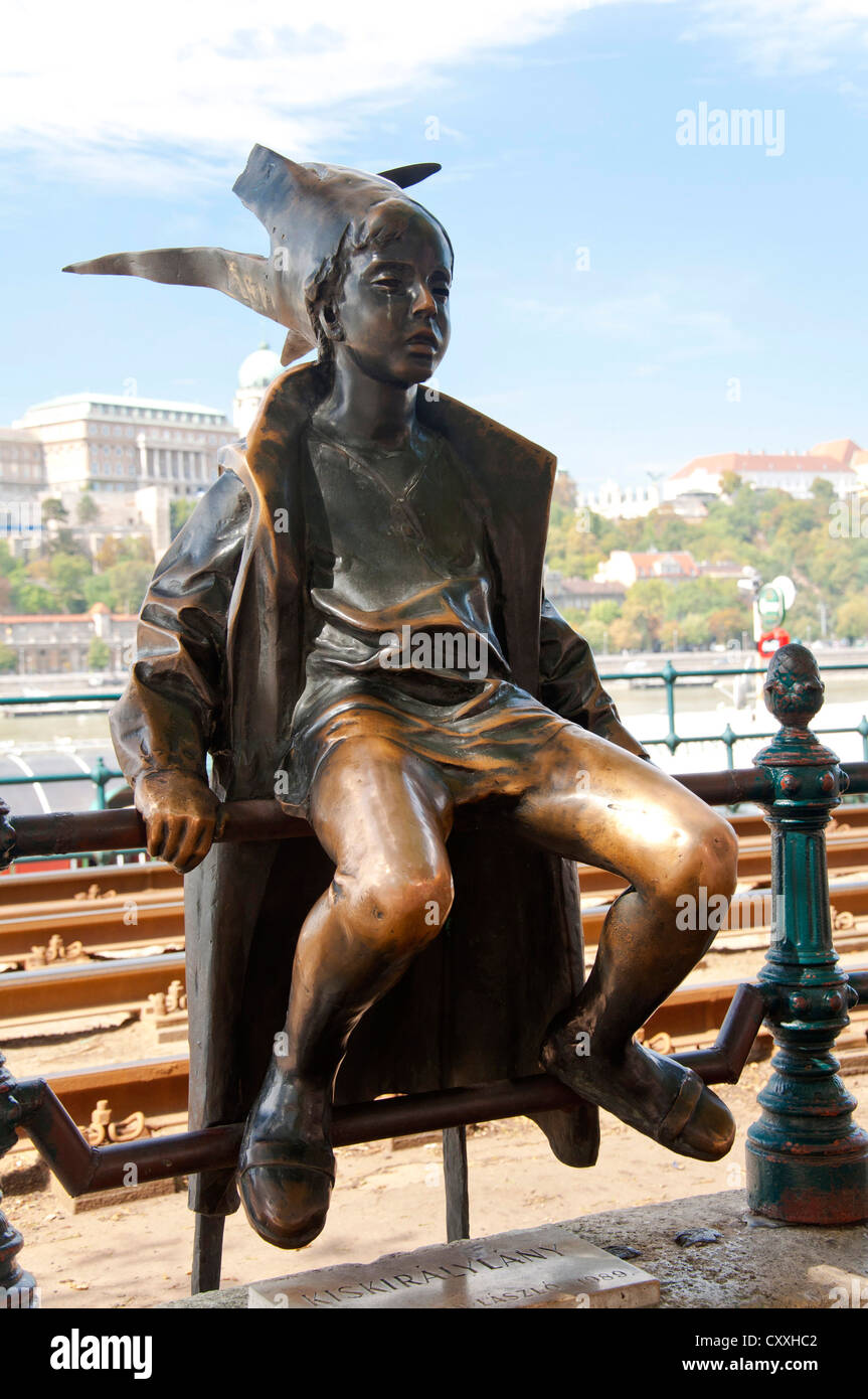 Statue of Little Princess, Budapest, Hungary Stock Photo - Alamy