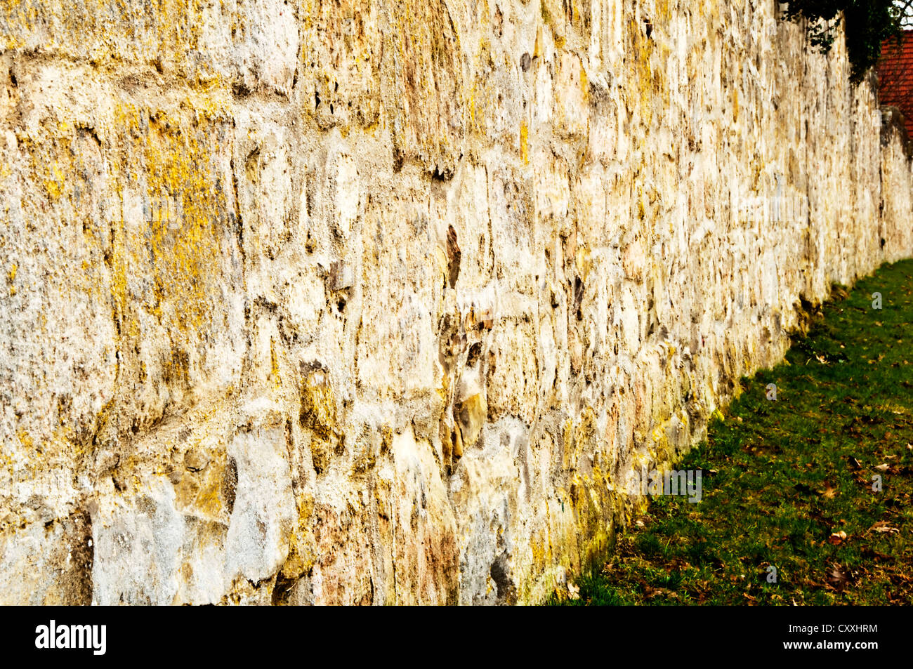 detail of an old abbey wall Stock Photo - Alamy