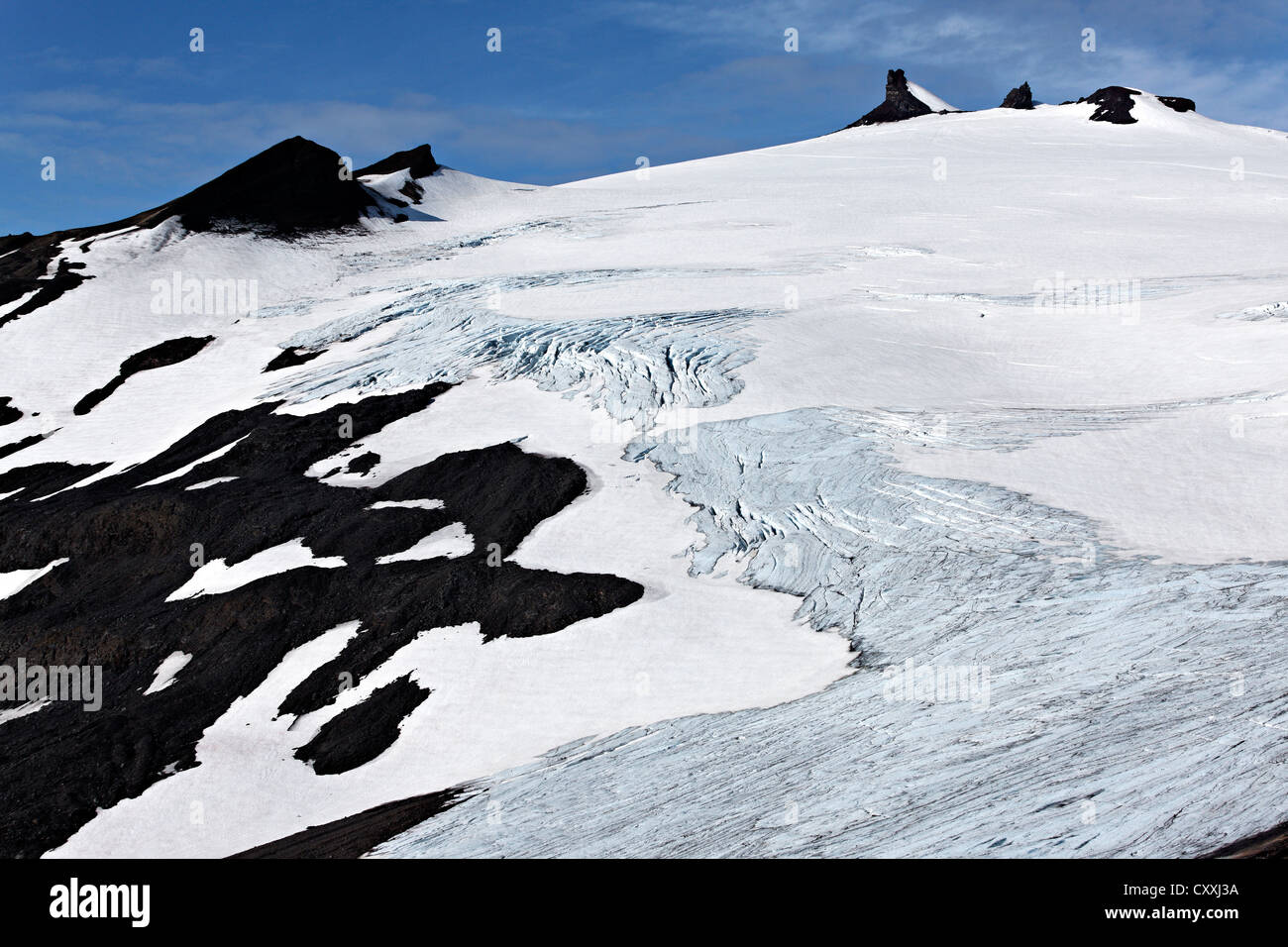 Snaefellsjokull Glacier, Snaefellsnes Iceland Stock Photo - Alamy