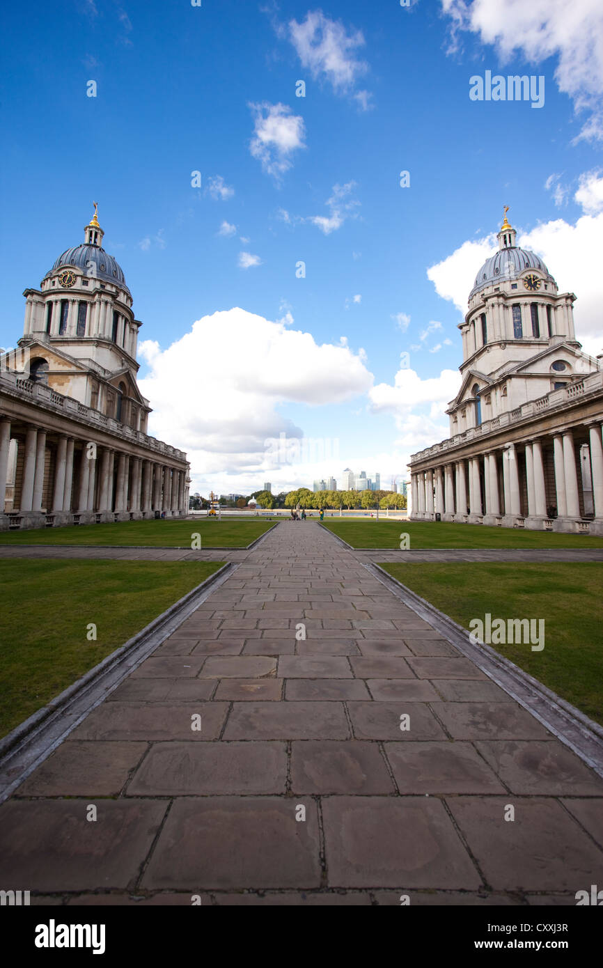 Queen Mary Court and King William Court at Old Royal Naval College ...