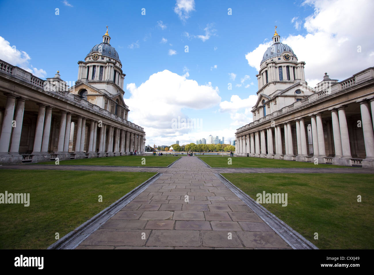 Queen Mary Court and King William Court at Old Royal Naval College ...