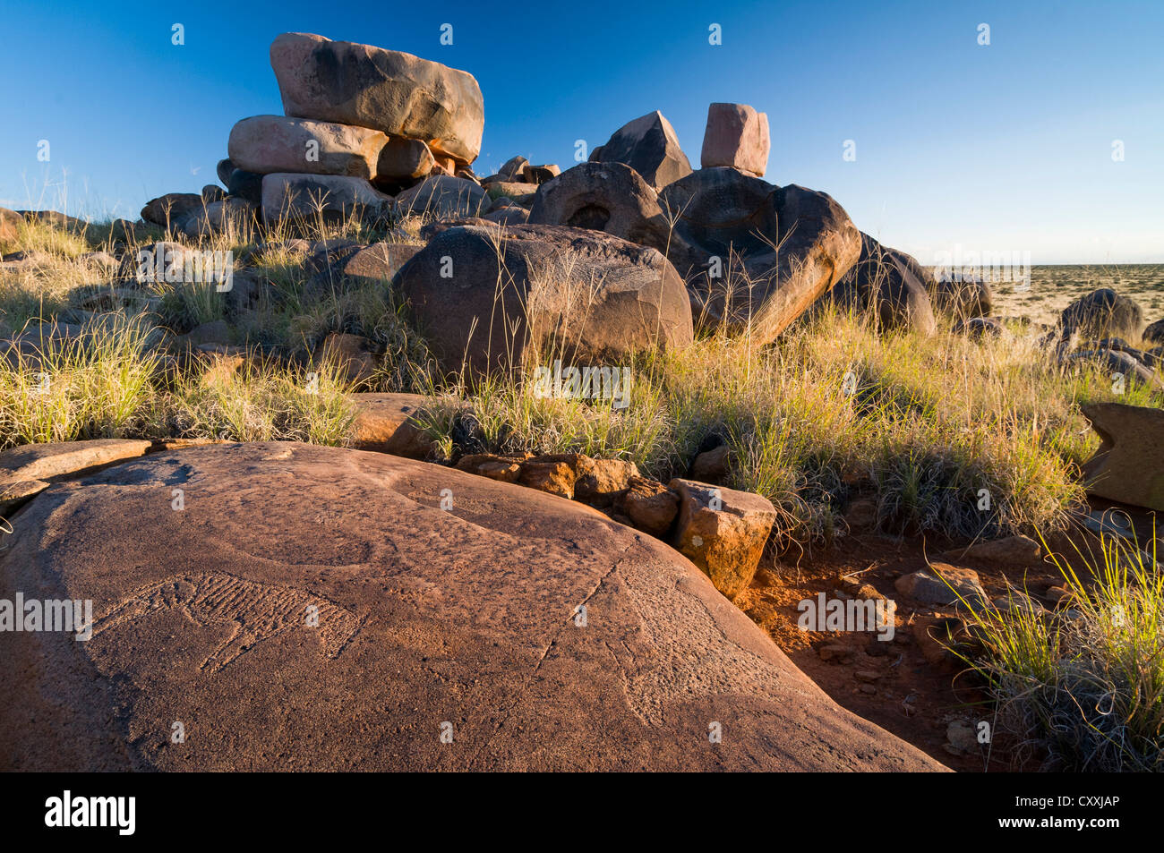 Kenhardt petroglyphs hi-res stock photography and images - Alamy