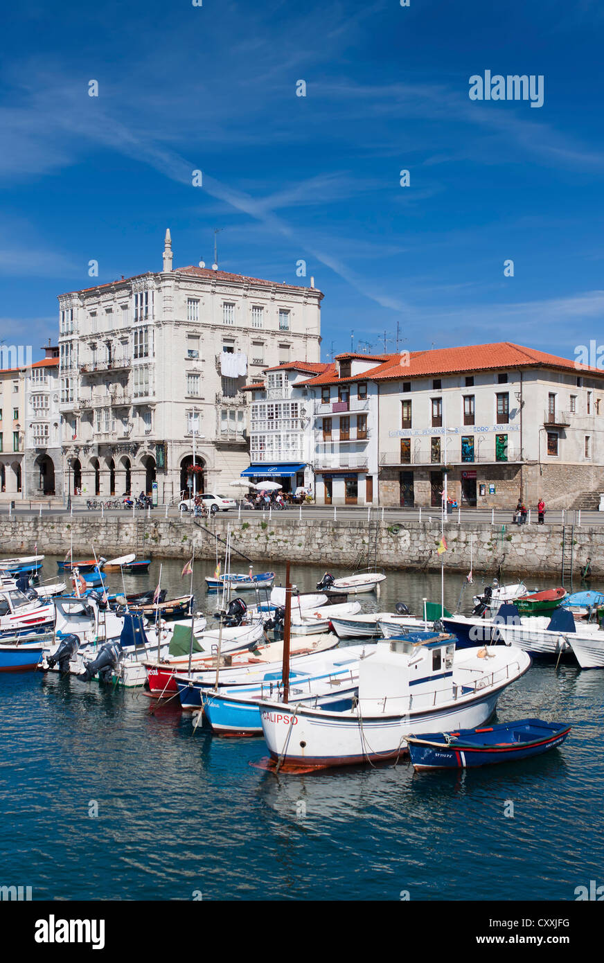 Port of Castro Urdiales, Cantabria, Spain Stock Photo - Alamy