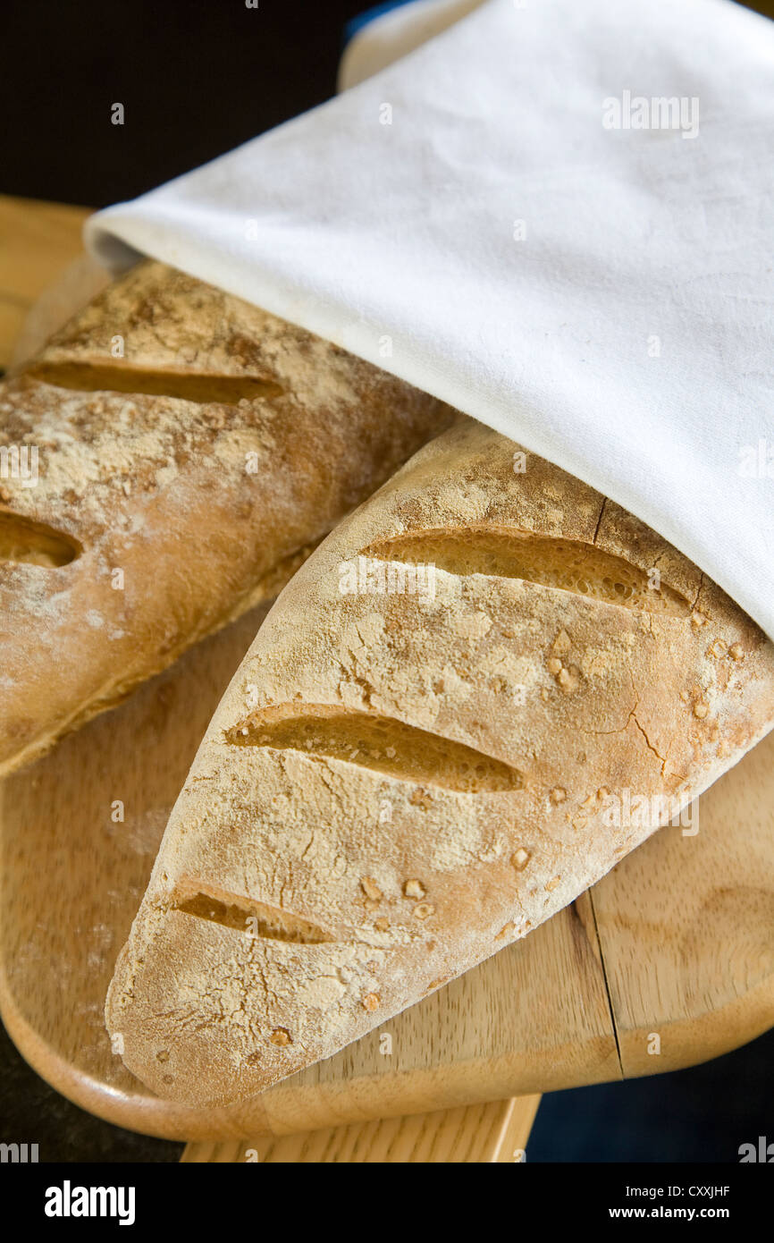 Freshly baked loaves resting hi-res stock photography and images - Alamy