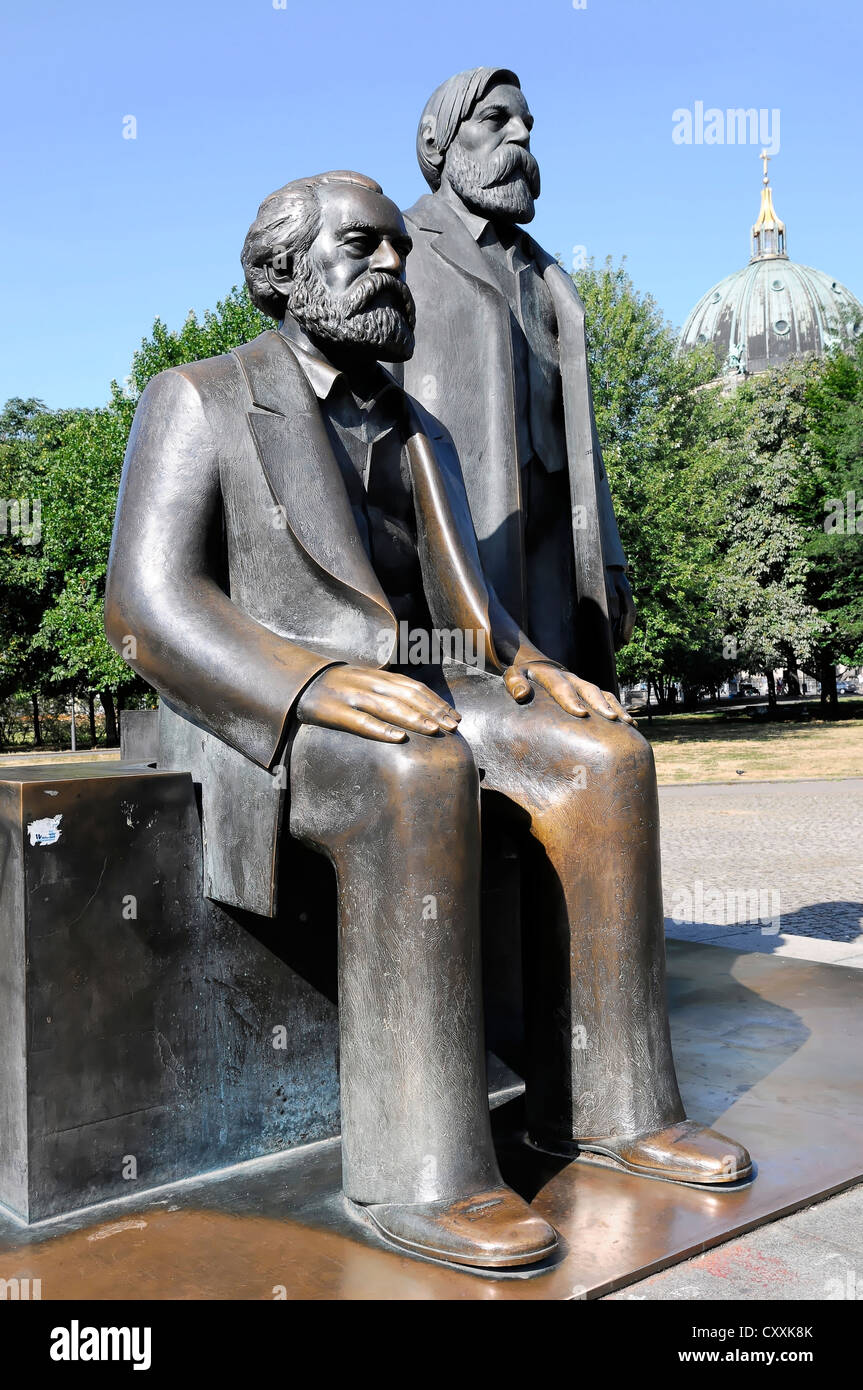 Karl Marx And Friedrich Engels Statue
