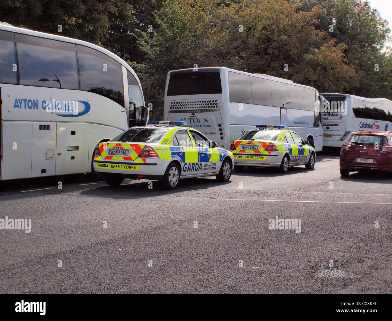 Two police buses hi-res stock photography and images - Alamy