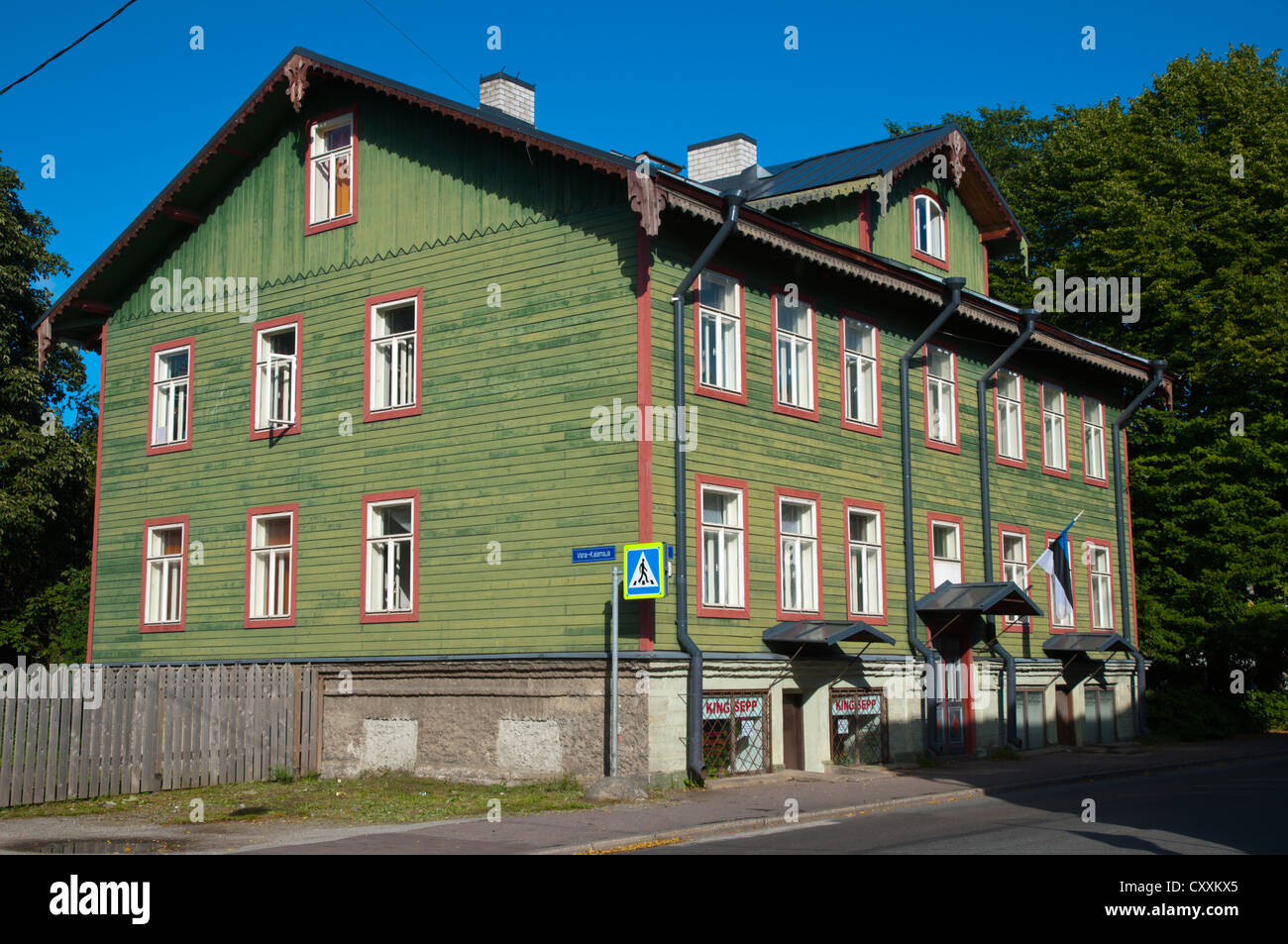 Vana-Kalamaja street Kalamaja district Tallinn Estonia Europe Stock ...