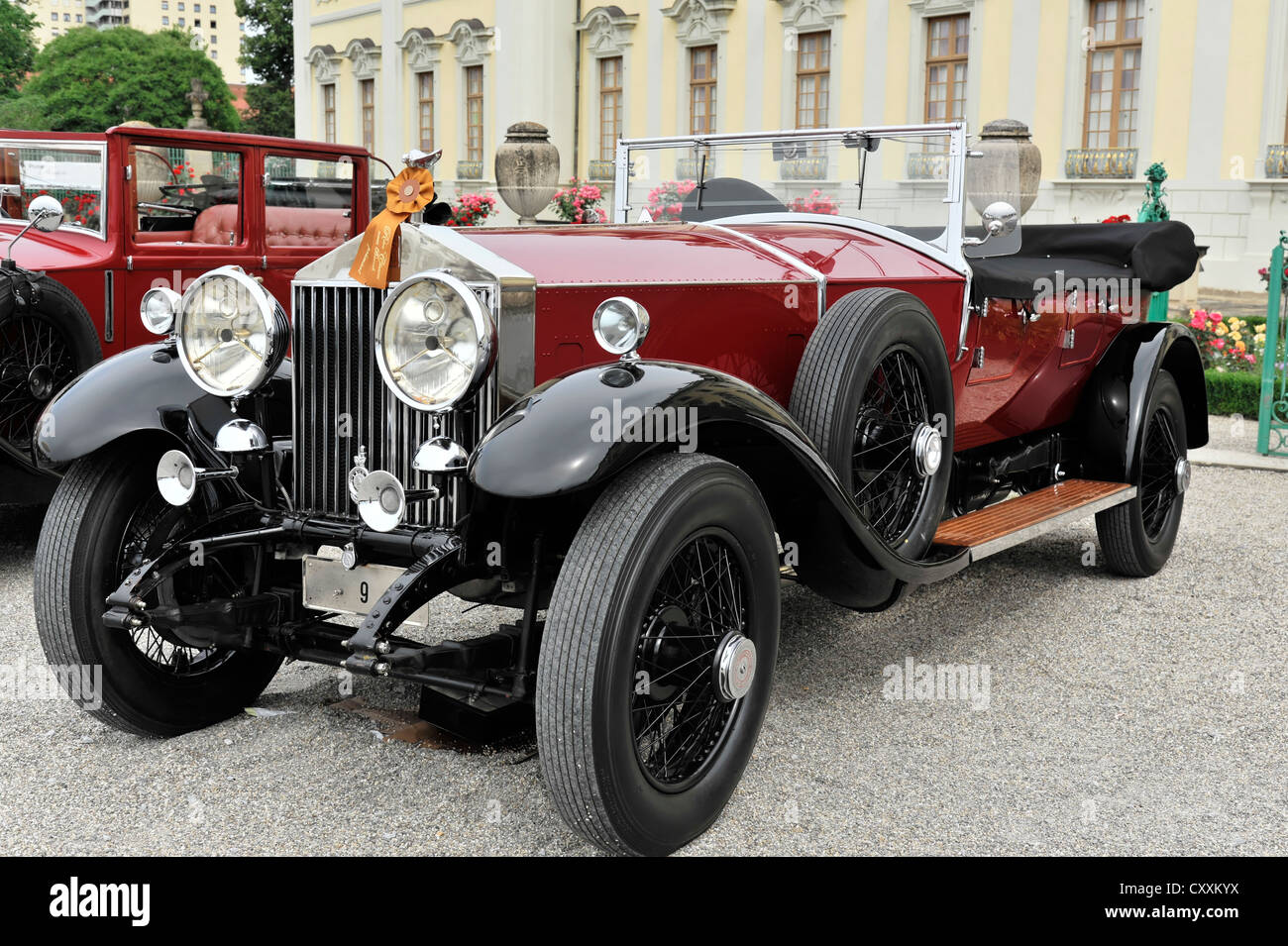 Rolls-Royce RR Phantom I red, built in 1927, vintage car, Retro ...
