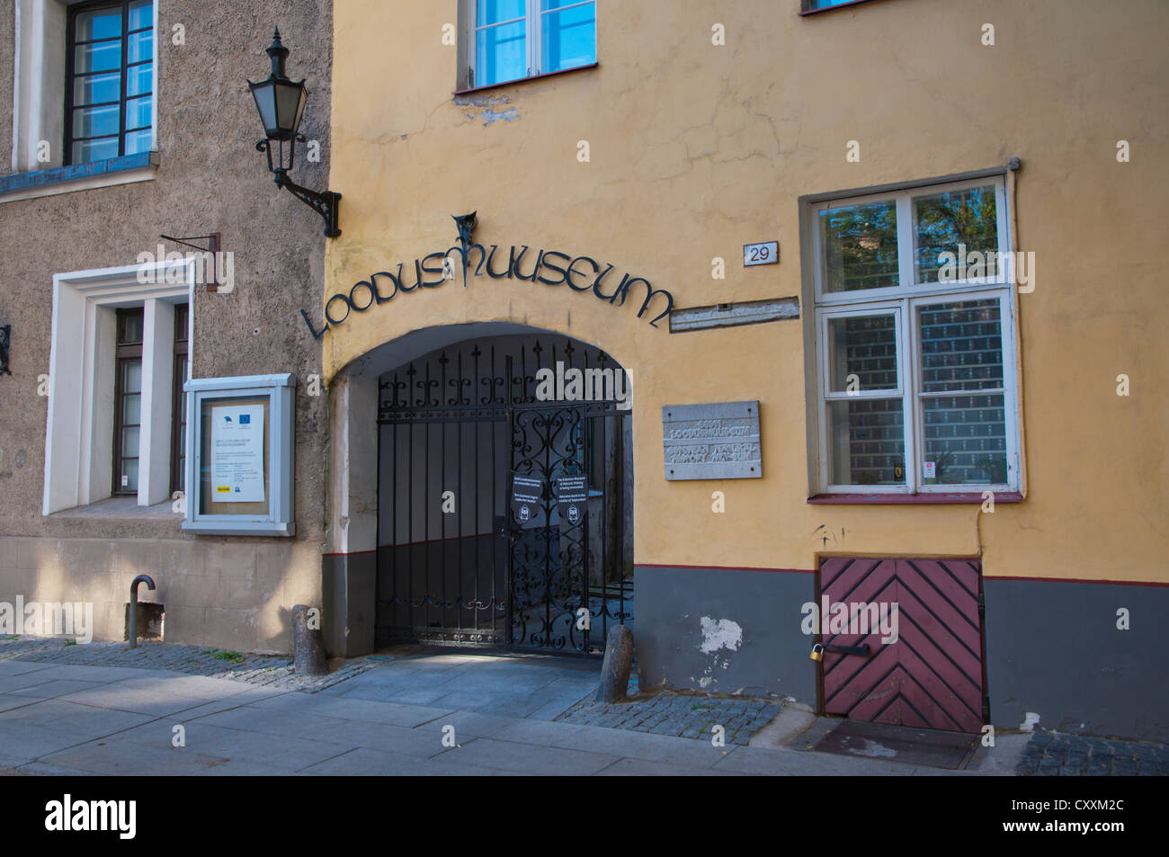 Loodusmuuseum the Natural history museum exterior Vanalinn old town ...