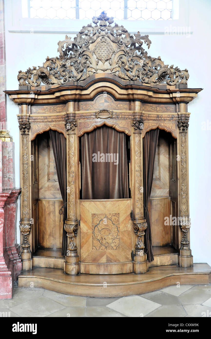 Confession box in church st hi-res stock photography and images - Alamy
