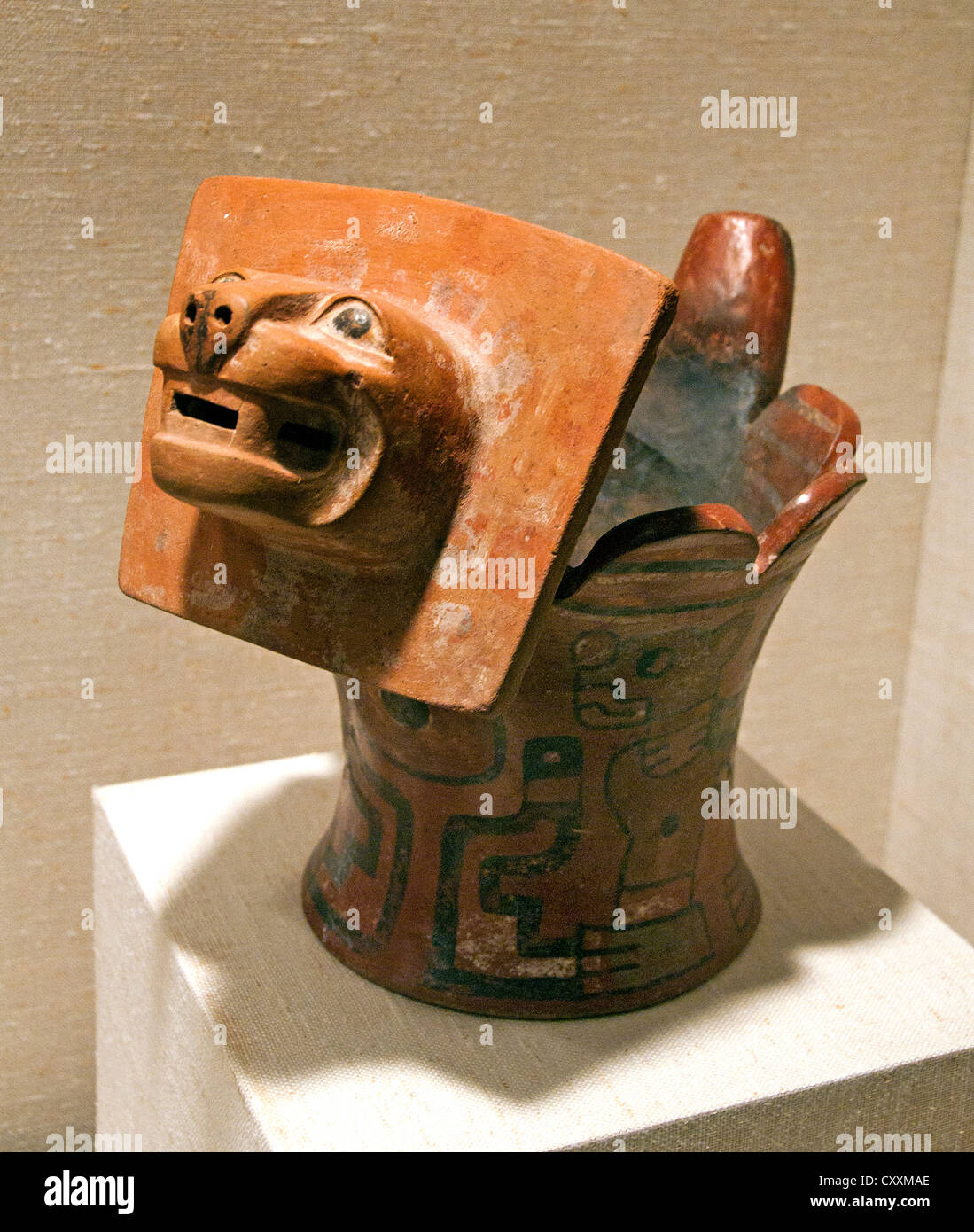 Large Cat Feline Incense Vessel 6th–9th century Bolivia or Peru ...