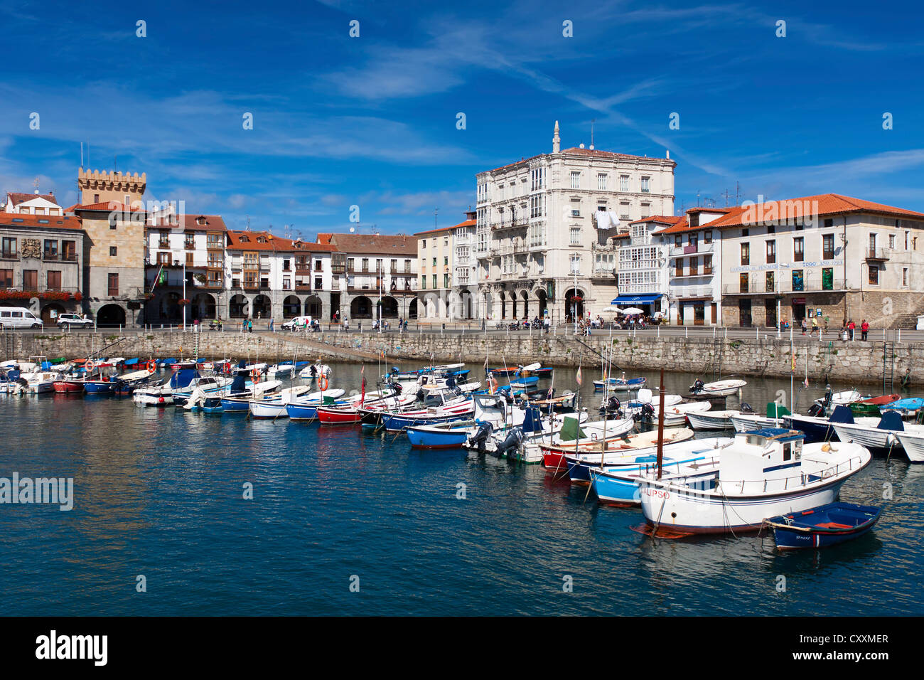 Port of Castro Urdiales, Cantabria, Spain Stock Photo - Alamy