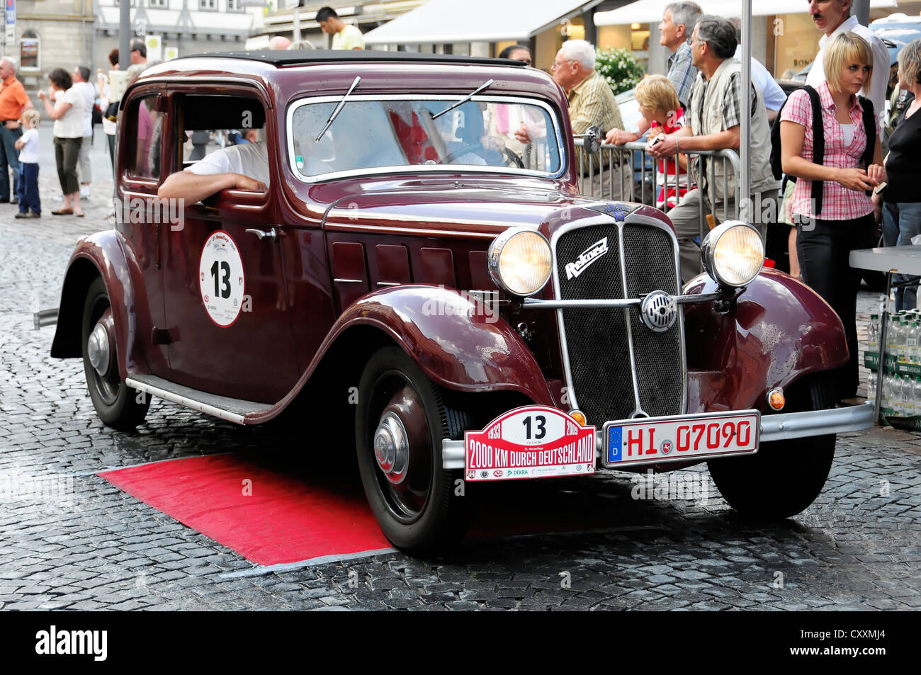 Hanomag Rekord, built in 1933, 35 hp, "2000km through Germany" in 2009 ...