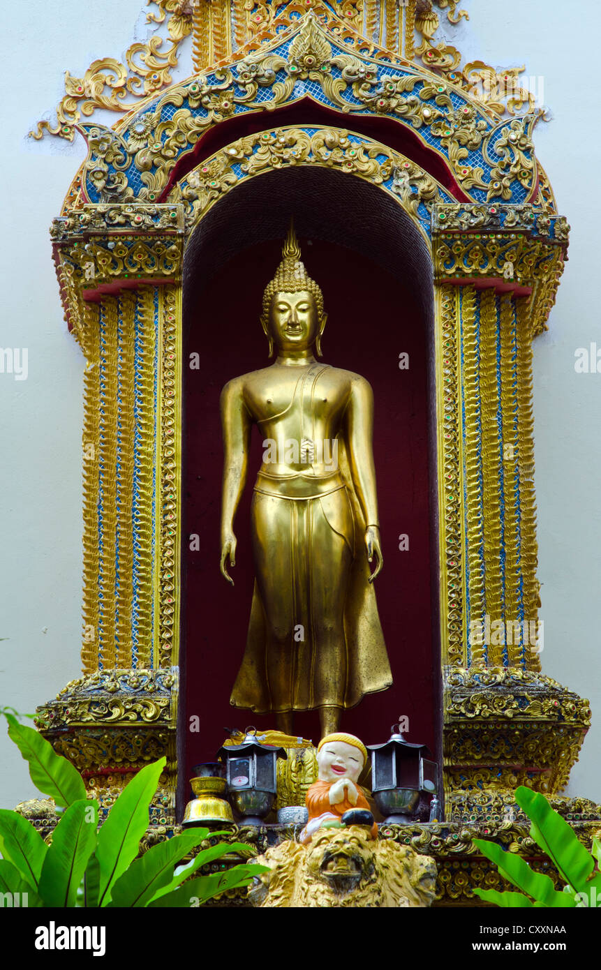 Temple details at Wat Doi Suthep, Chiang Mai, Thailand, Asia Stock ...