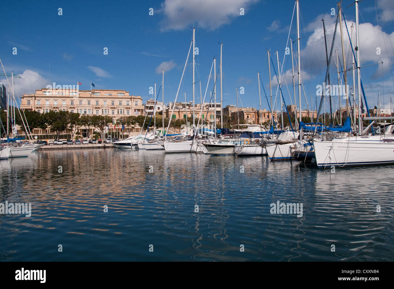 Whitehall Mansions, home of the British and other European embassies in ...