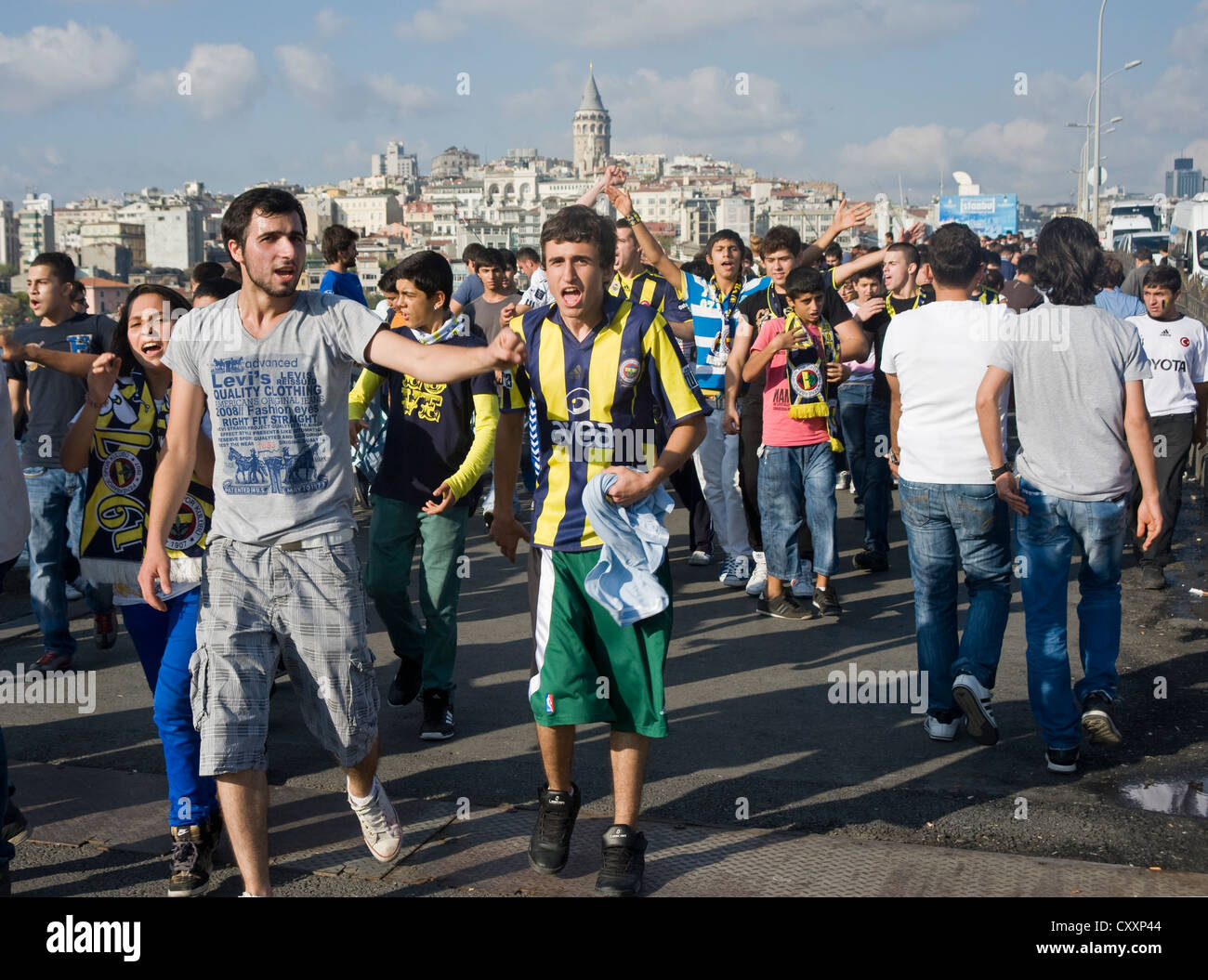 Turkish football fans hi-res stock photography and images - Alamy