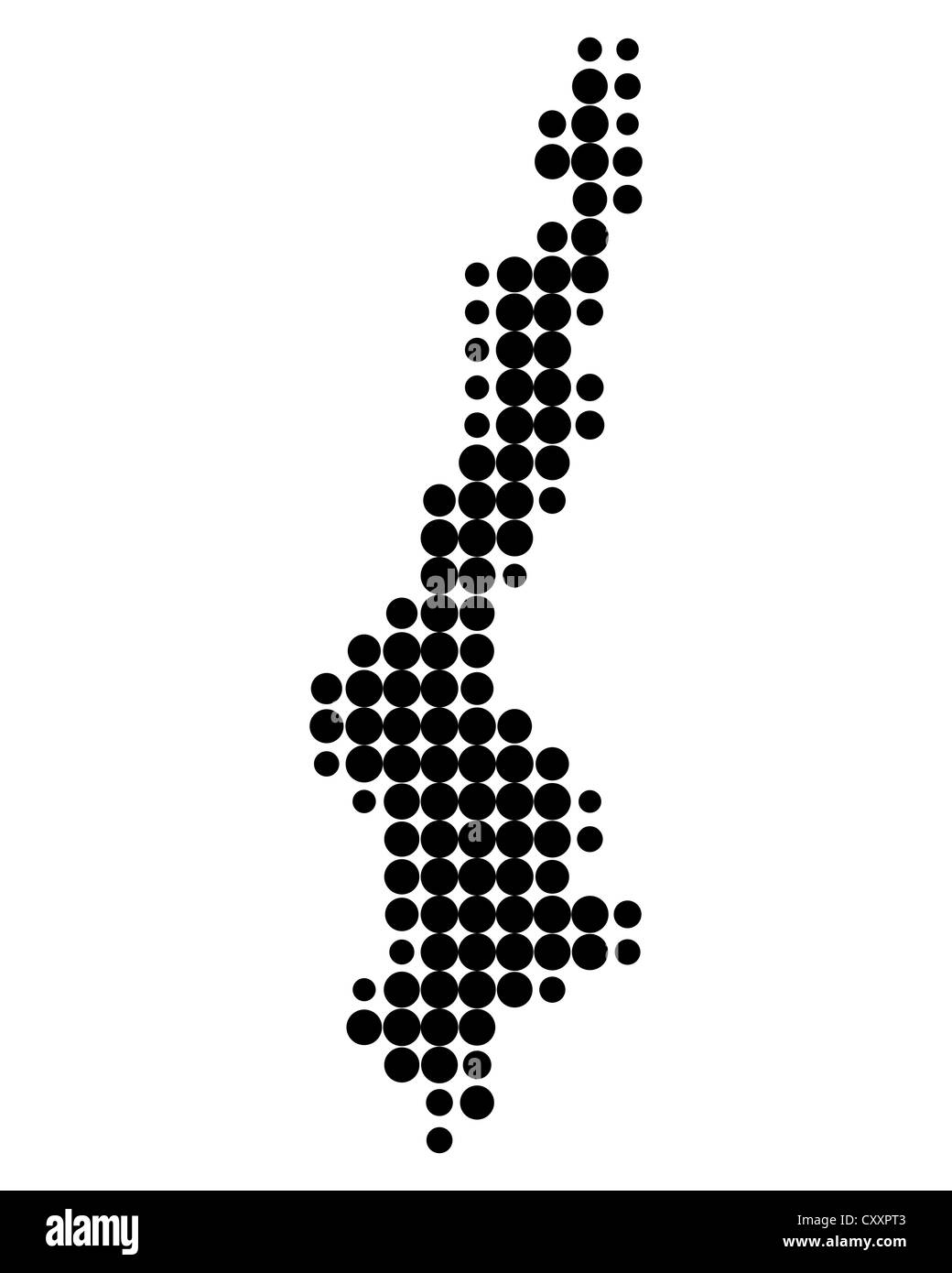 Map of Karpathos Stock Photo - Alamy