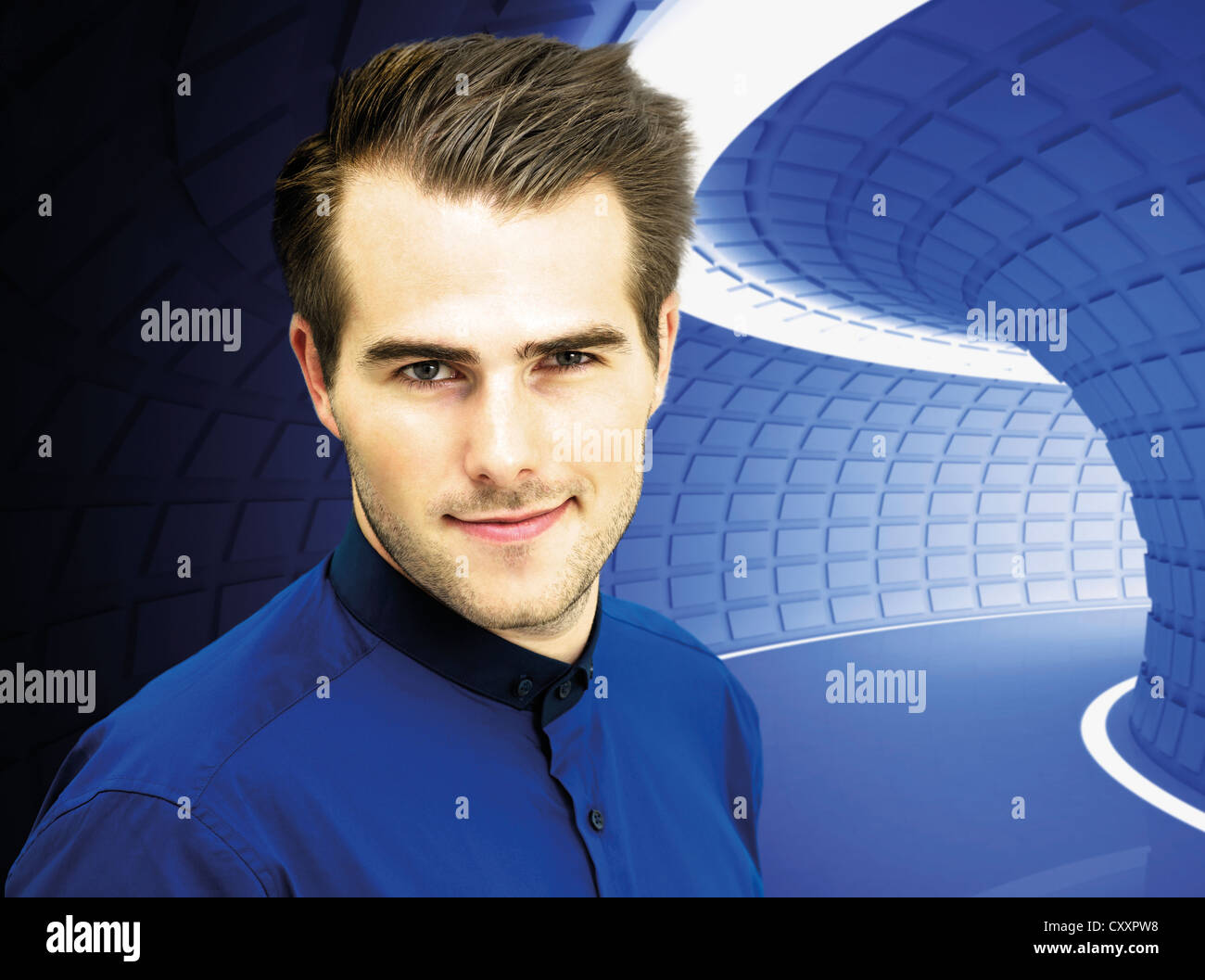 Futuristic scene hi-res stock photography and images - Alamy