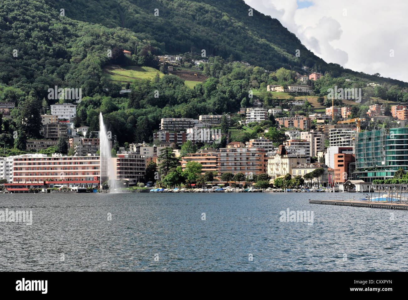 Lake of lugano hi-res stock photography and images - Alamy