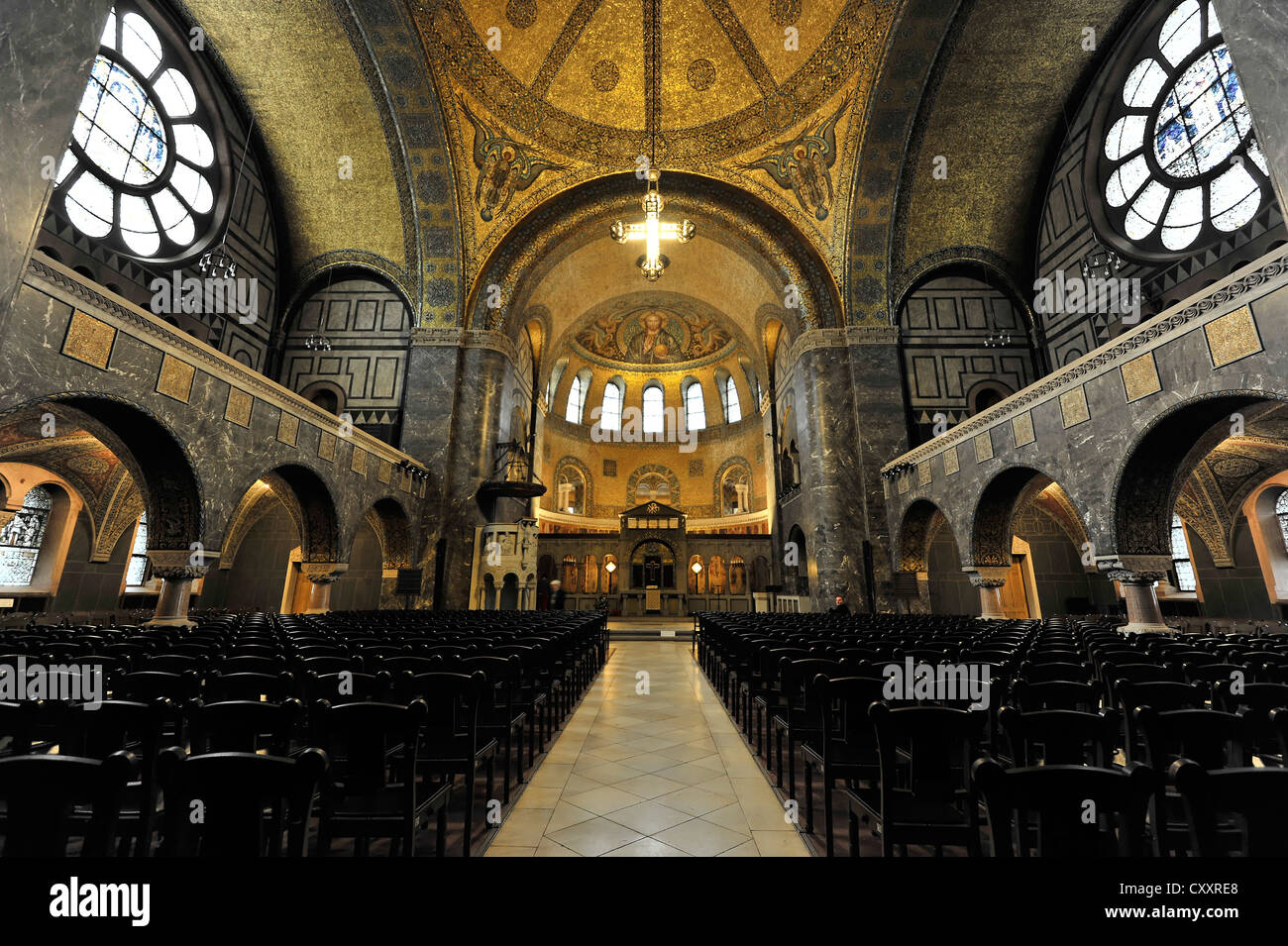 Interior view of the nave and aisle hi-res stock photography and images ...