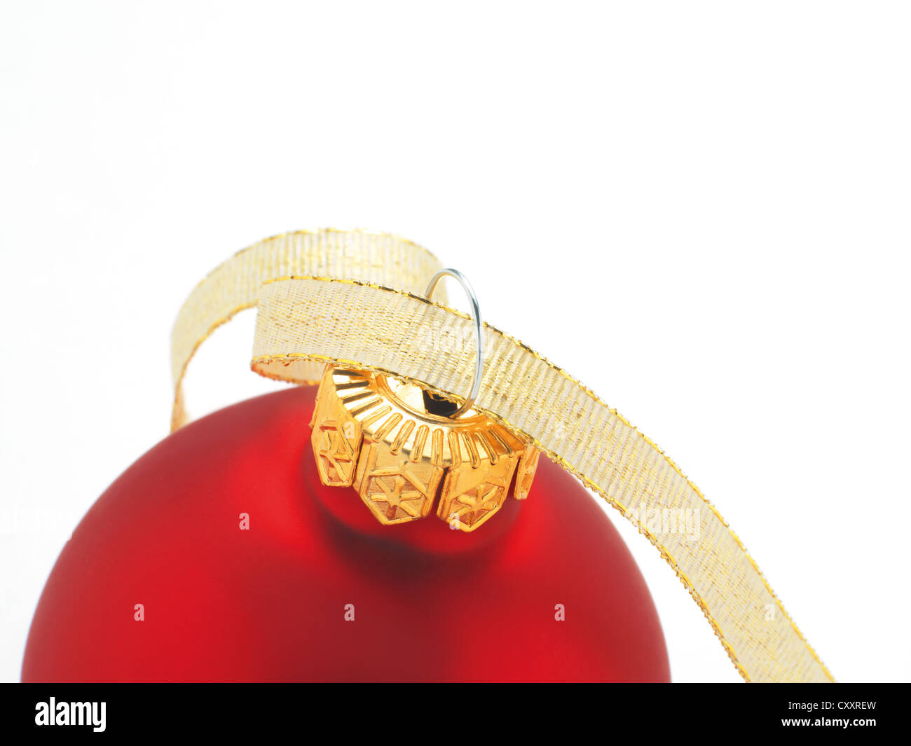 Red baubles cut hi-res stock photography and images - Alamy