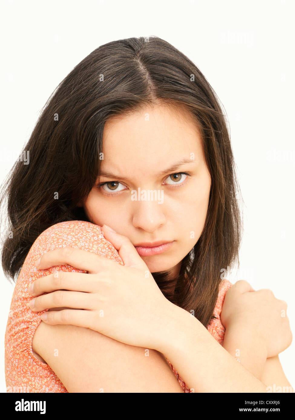 Disappointed young woman Stock Photo - Alamy